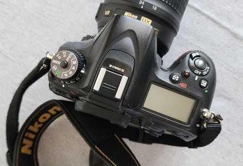 Nikon d7100 + объектив 18-55мм пробег 31755