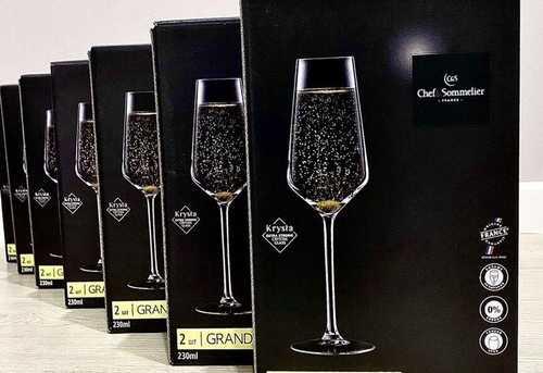 Новые бокалы для шампанского Chef & Sommelier