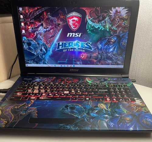 Игровой ноутбук msi GE62