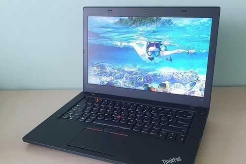 Надежный быстрый 14" Lenovo ThinkPad T460 с SSD