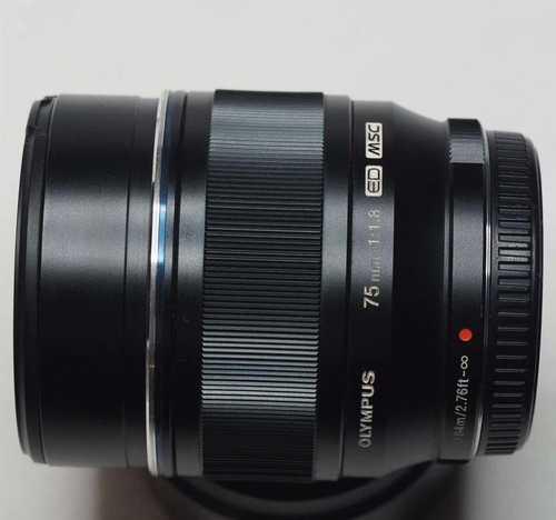 Olympus 75/1.8 Black