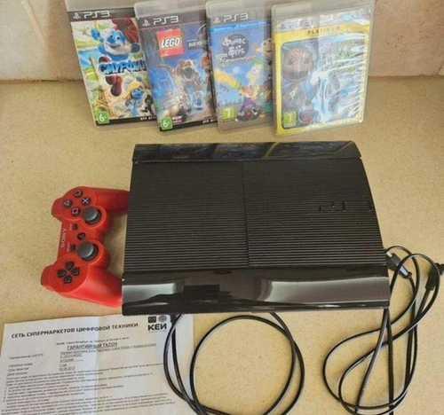 Play station 3 super slim 500 gb