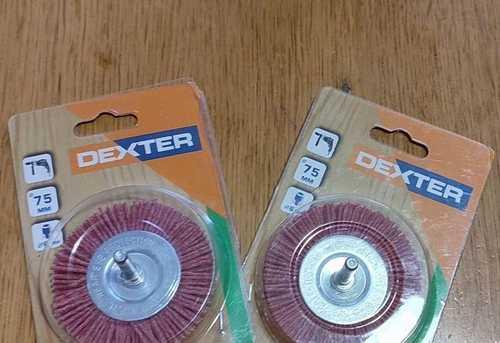 Щетка для дрели дисковая Dexter 75 мм нейлоновая