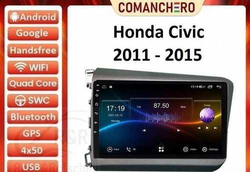 Магнитола Honda Civic 2011-2015 Android