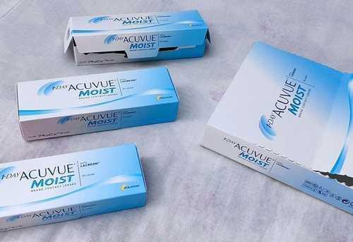 Контактные линзы acuvue 1-DAY moist, R 9, D -5