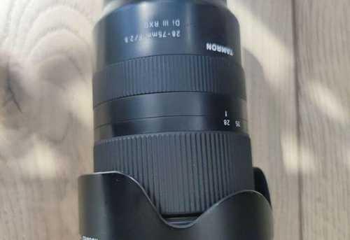 Объектив Tamron 28-75mm f/2.8 Di III RXD Sony E