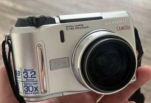 Компактный фотоаппарат olympus c-740