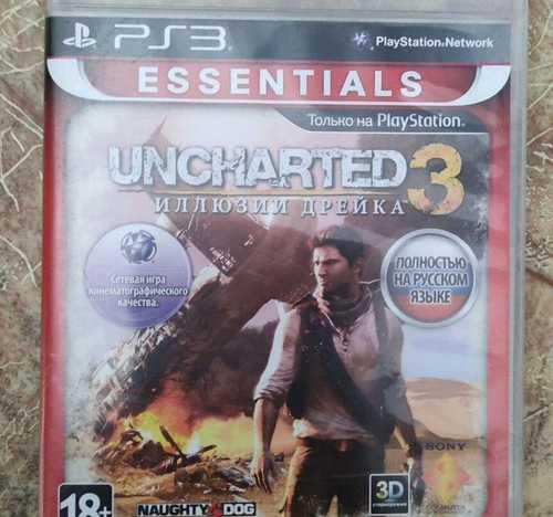 Игра диск PS3 Uncharted 3 Иллюзии Дрейка