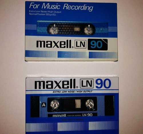 Аудиокассеты maxell LN-90 времен СССР