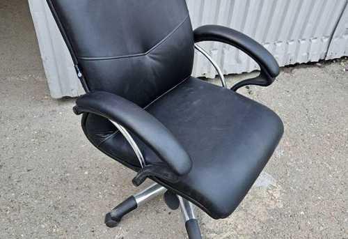 Кресло Mercury B pointex, черная кожа, бу