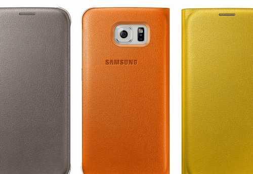 Чехлы Оригинал Flip Wallet на Samsung S6 (3 цвета)