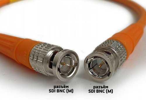 12G SDI BNC-BNC (mob) (orange) 0,5 метра GS-PRO мо