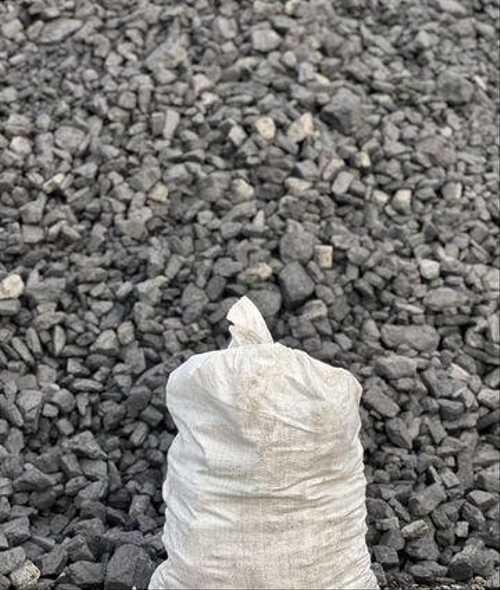 Уголь каменный дпко орешек 25кг мешок
