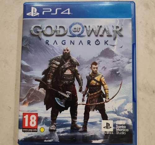 God of war ragnarok ps4 русская озвучка диск