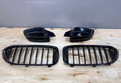 Решетки радиатора LCI BMW G30 крышки зеркал М5 лук