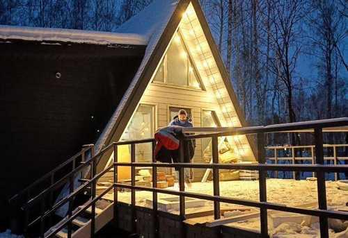 Дом А-фрейм (A-frame)