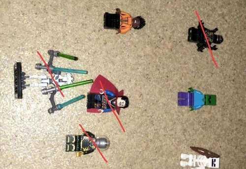 Lego star wars marvel минифигурки