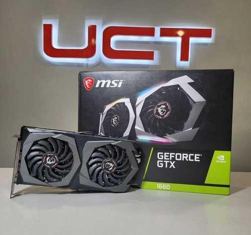 Видеокарта MSI geforce GTX1660 gaming X 6Гб