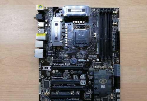 Материнская плата s1155 Asrock P67 Extreme 4 Gen3