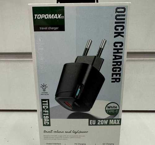 Сетевое зарядное устройство Topomax Сетевое TTC-F19AC (20W) Type-C