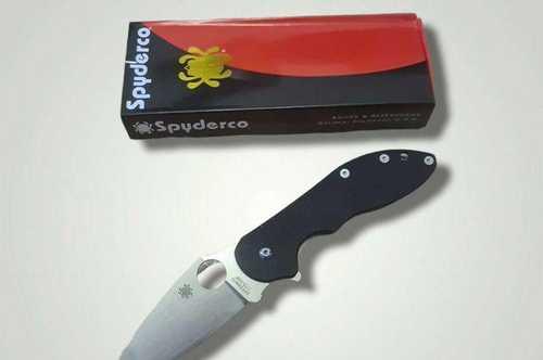 Нож складной Spyderco Domino black
