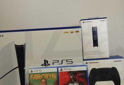 Новая Sony PlayStation 5 Slim 1tb + 400 игр