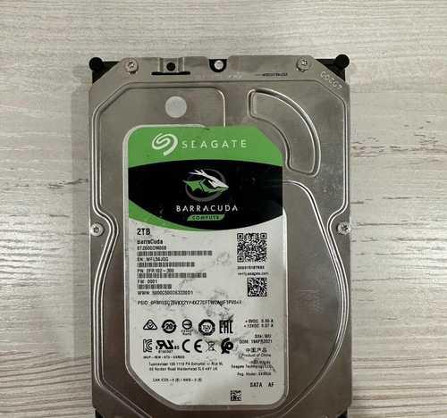 Жесткий диск 2 tb seagate barracuda