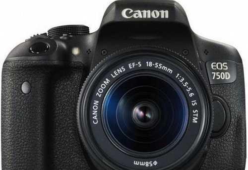 Фотоаппарат Canon 750D kit 18-55 STM (Гарантия)