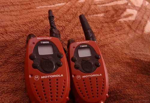 Motorola T5200 рация комплект 2 шт