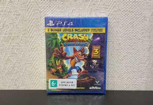 Crash Bandicoot N Sane Trilogy PS4 PS5 новый