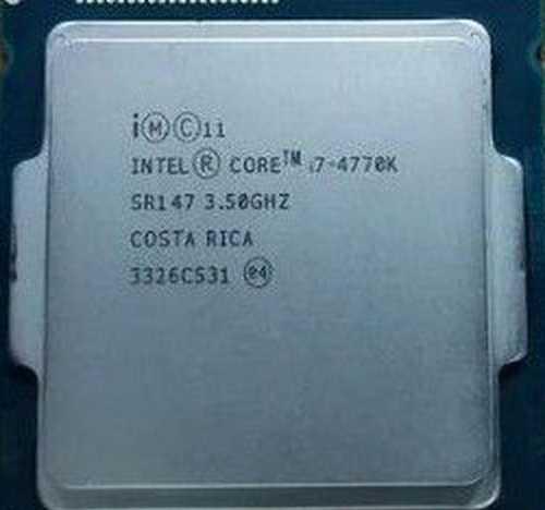 Процессор intel core i7 4770к