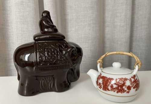 Банка для чая, чайник декоративный