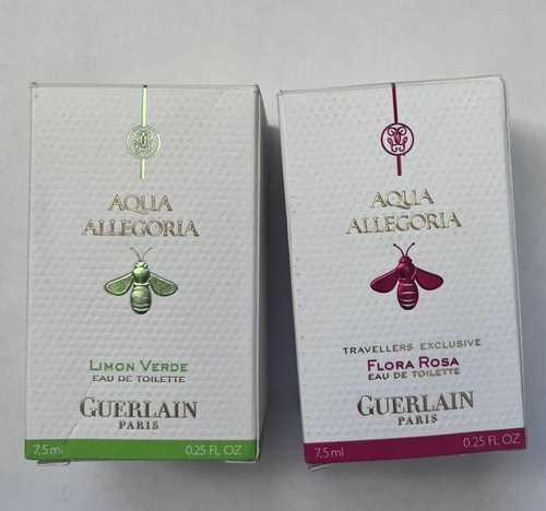 Guerlain aqua allegoria две миниатюры