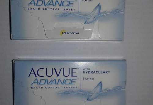 Контактные линзы acuvue advance -9 и -10,5