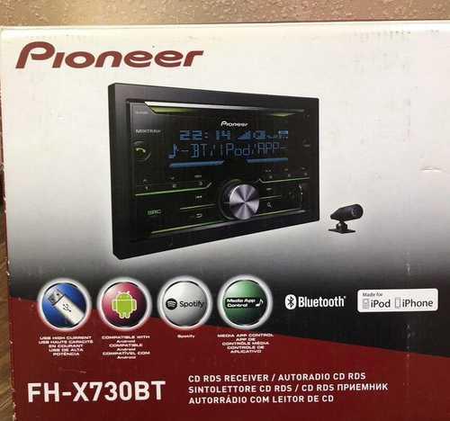 Магнитола pioneer fh-x 730 bt