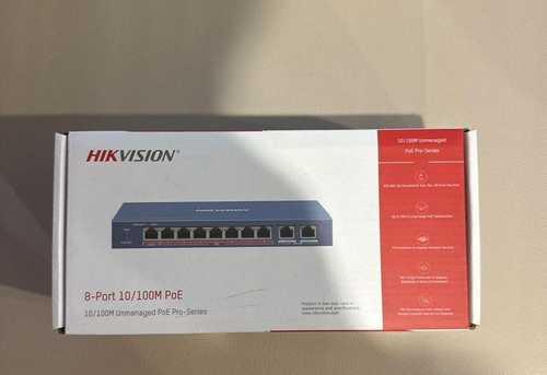 8- портовый коммутатор Hikvision DS-3E0310HP-E