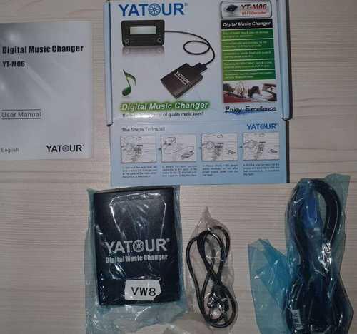 Yatour yt-m06 для vag 8 pin