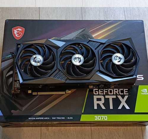 Видеокарта MSI GeForce RTX 3070 gaming trio plus 8