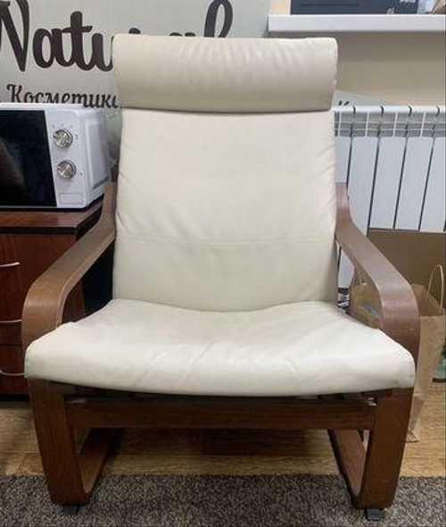 Кожанное кресло из IKEA