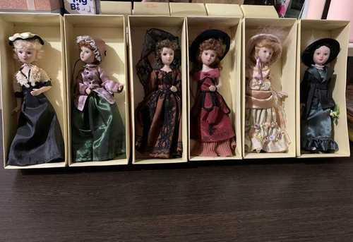 Кукла фарфоровая коллекционная «дамы эпох»