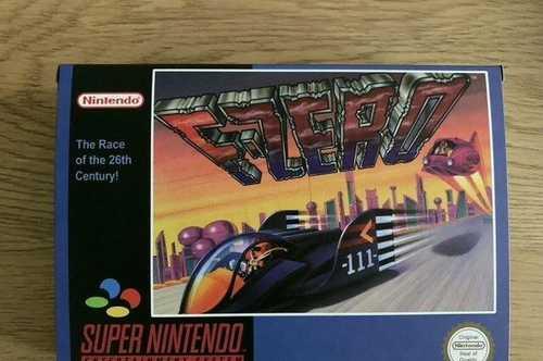 Картридж F-zero для snes Super Nintendo (PAL)
