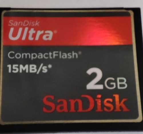 Sandisk 2 гб Ultra 15MB/S карта памяти Compact