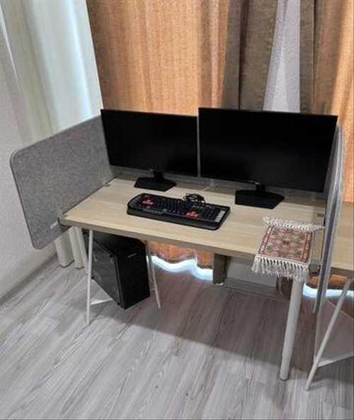Стол со звукопоглащающими экранами икеа, IKEA