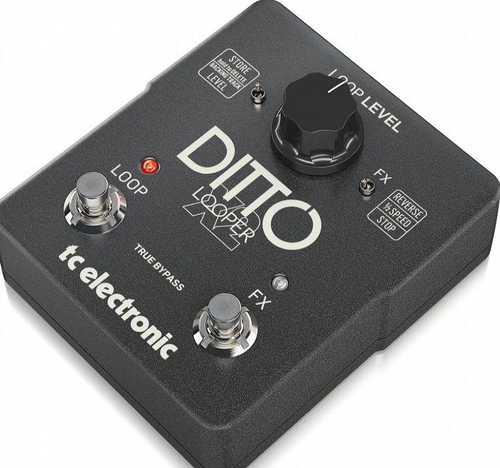 Педаль стерео лупер для гитары TC electronic ditto X2 looper