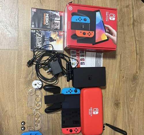 Nintendo switch oled с играми