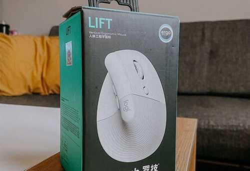 Беспроводная мышь Logitech Ergo Lift White