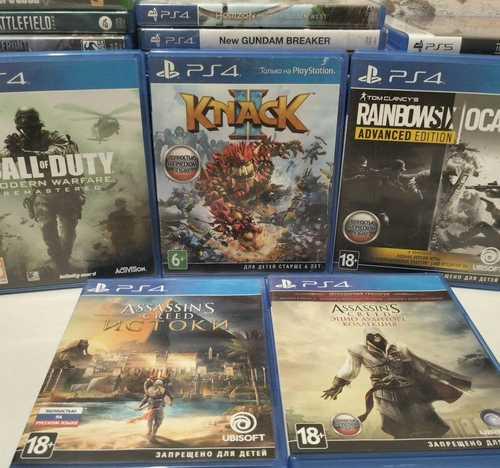 PS4 Assassin/ Call of Duty/ Осада/ Knack 2