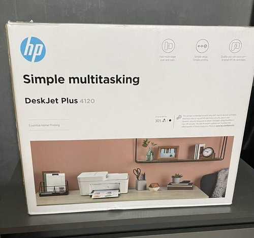 Струйное мфу HP DeskJet Plus 4120 (Новый)