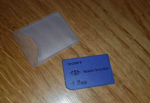 Карта памяти Sony Memory Stick Duo 8 mB