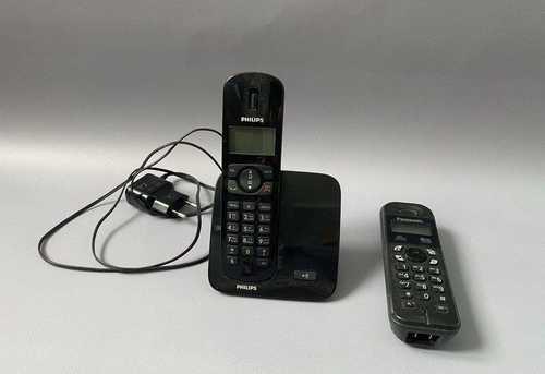 Телефон на запчасти philips cd170+трубка Panasonic